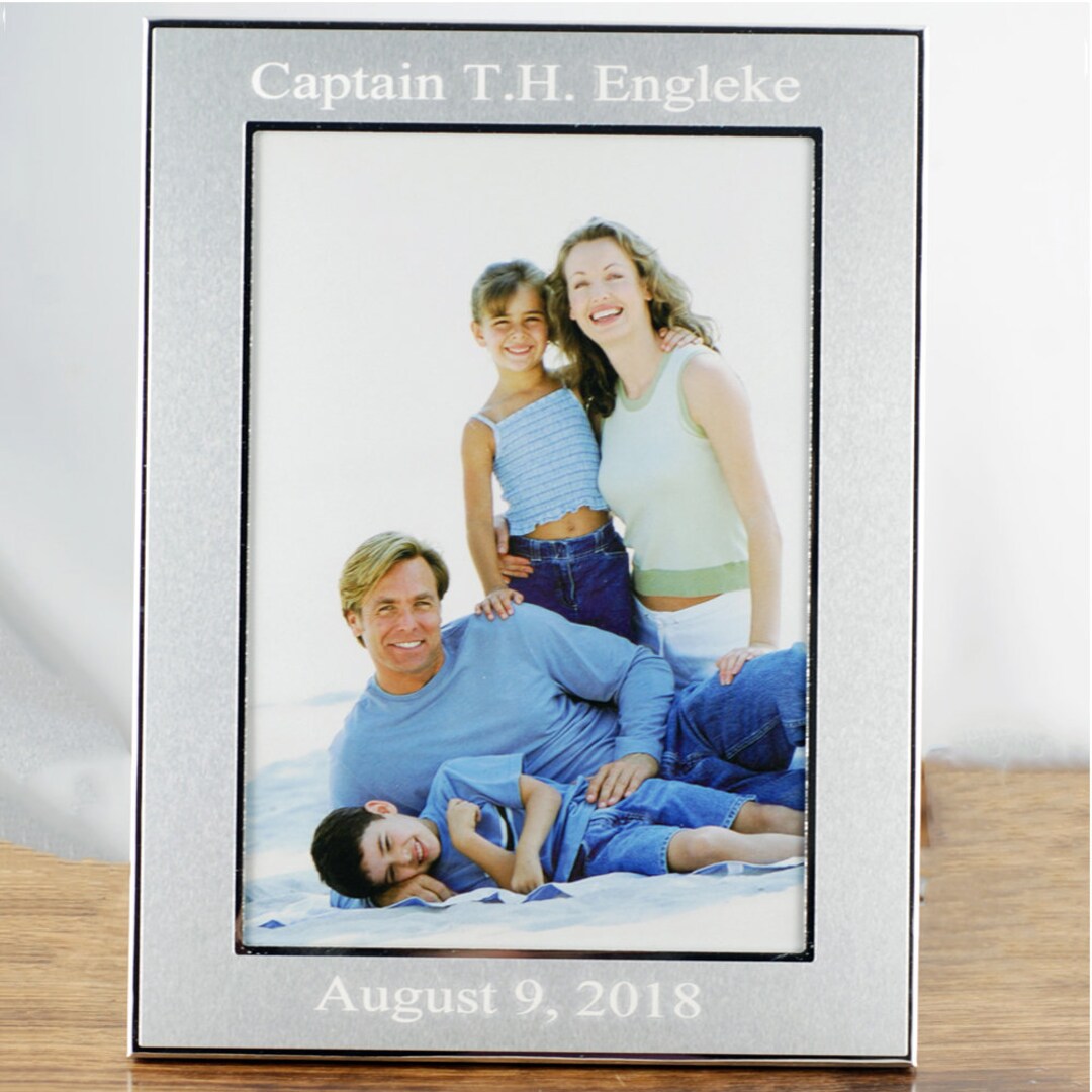 Personalized Picture Frame, Engraved Picture Frame, Personalized Photo ...