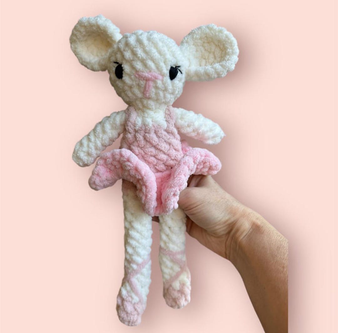Ballerina Mouse, Stuffed Animal With Tutu & Ballet Slippers, Soft Toy ...