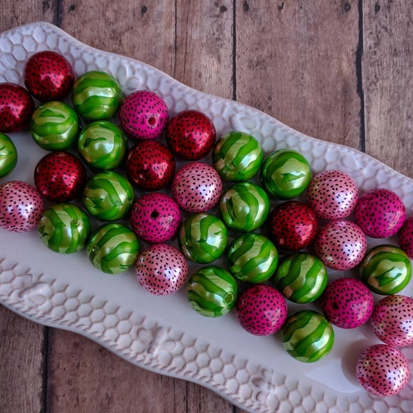 Watermelon Beads - Etsy