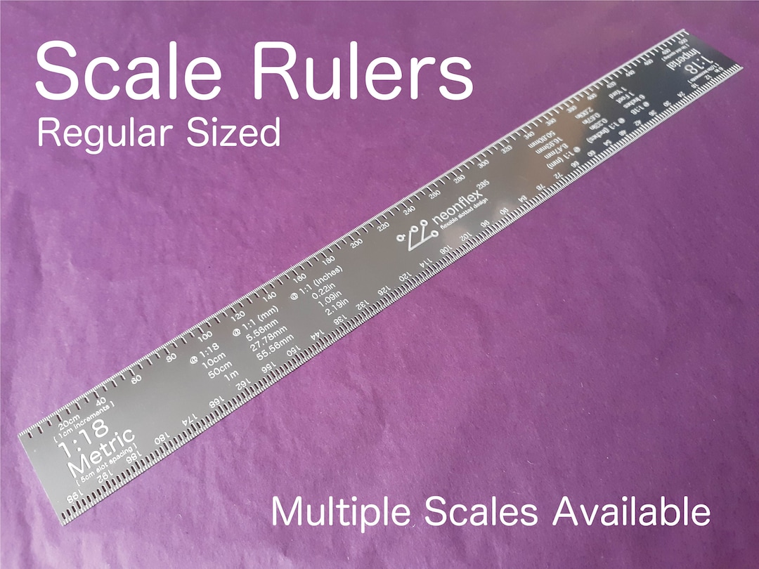 Model Makers Scale Ruler (28cm Long) - Etsy