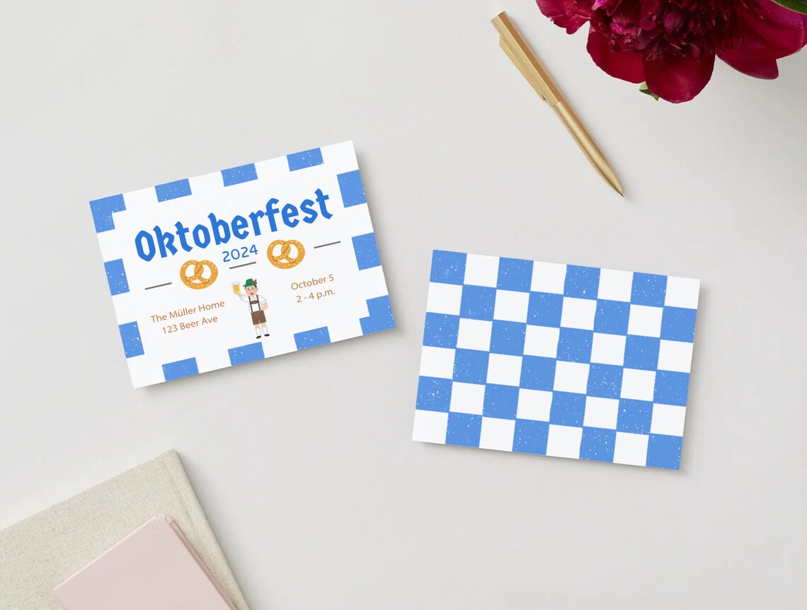 Oktoberfest Invitation Template - Etsy