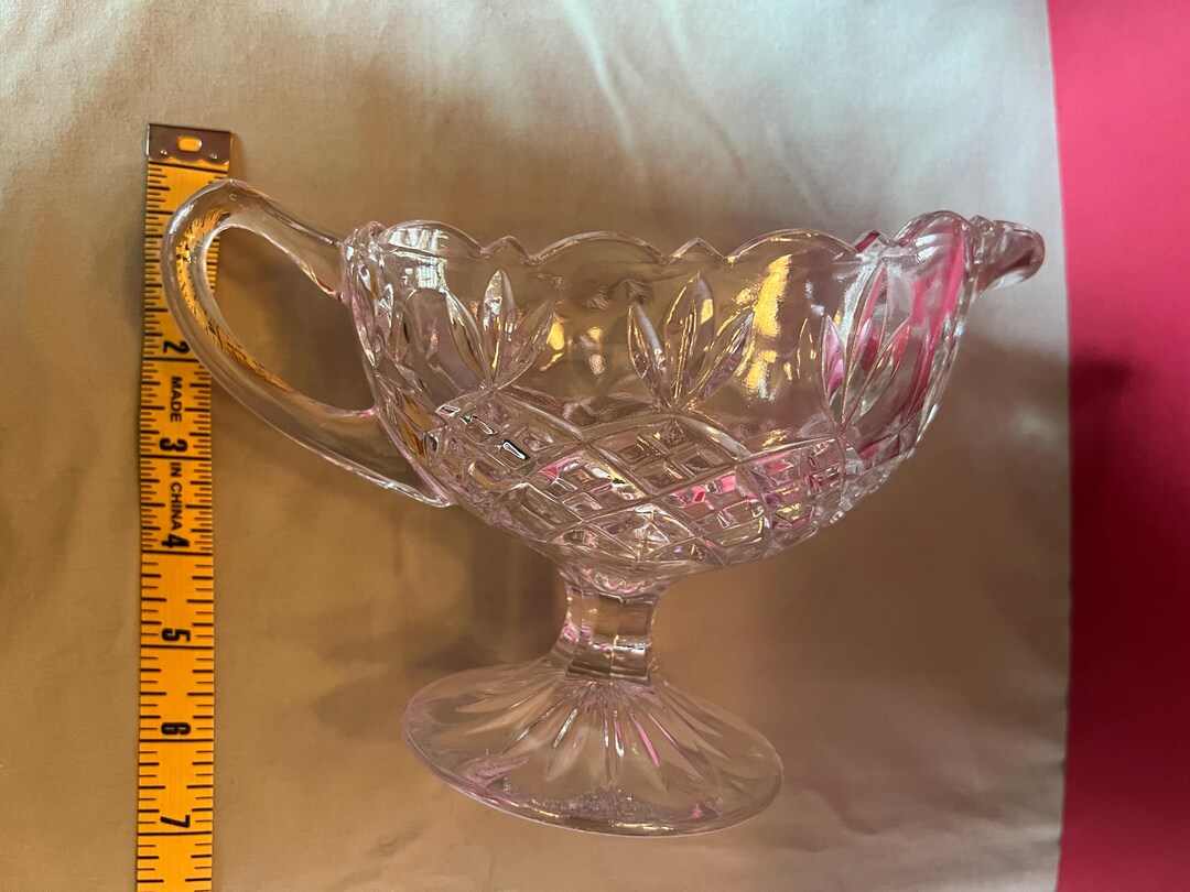 Large Crystal Gravy Boat - Etsy