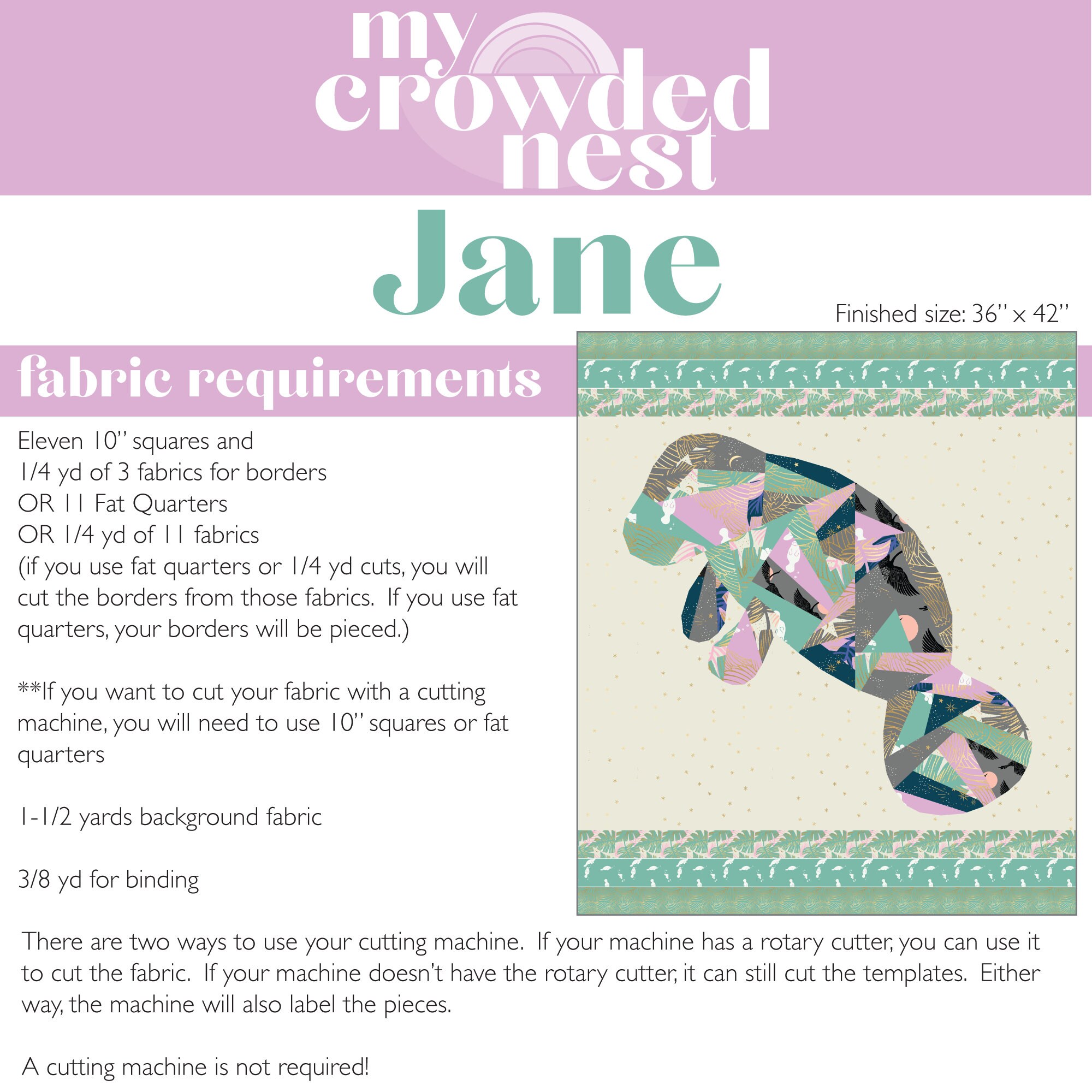 Jane Quilt Pattern - Etsy