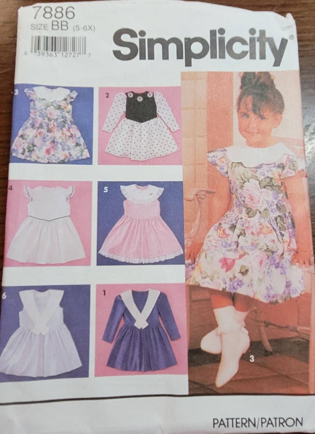 Adorable UNCUT Simplicity Girls Sz 5-6X Dress and Special Occasion ...