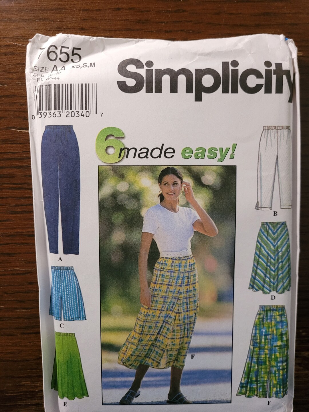 Vintage 90's UNCUT Simplicity 6 Made Easy Misses Sz 6-16 Pants, Shorts ...