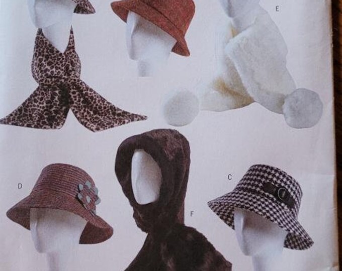 Butterick UNCUT Misses Hats Pattern B4366 - Etsy