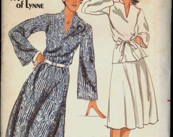 70s Vintage Sewing Pattern UNCUT Butterick 5390 Womens Size 10 Dress ...