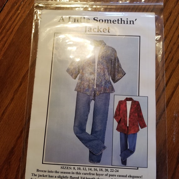A Little Something Jacket Pattern UNCUT in Sizes 8-14 - Etsy