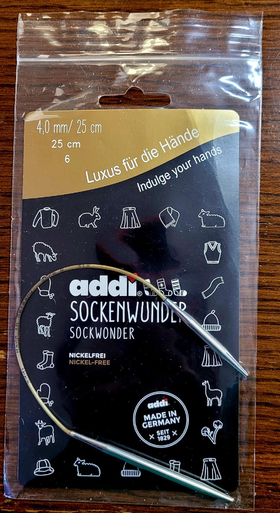 Addi Sockenwunder (sockwonder) Size 4 Mm (US Sz 6) 25 Cm "circular ...