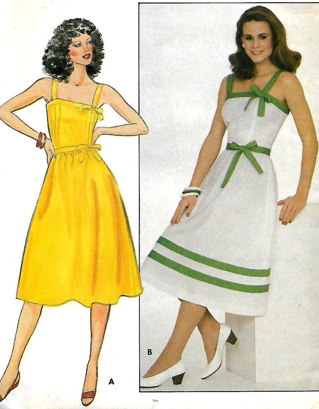 Vintage Uncut Butterick Misses Sz 14 Sundress Style Pattern 4330 - Etsy