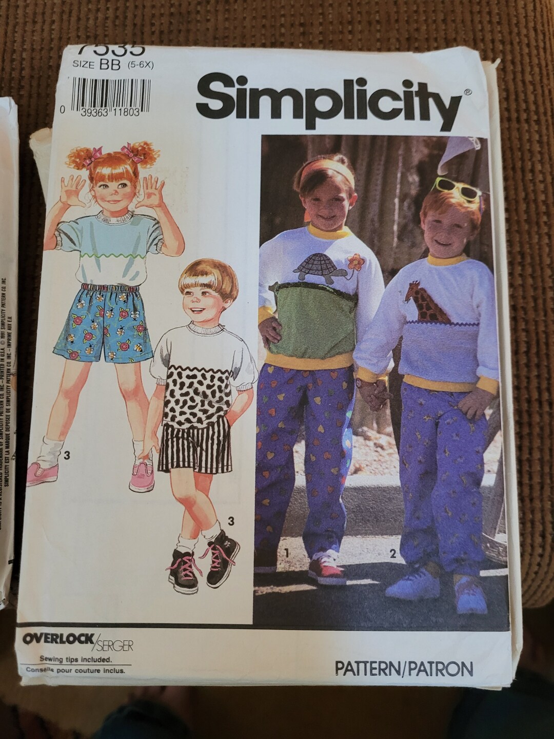 Vintage 80's Simplicity Sizes 5 and 6x Pants Shorts Tops - Etsy