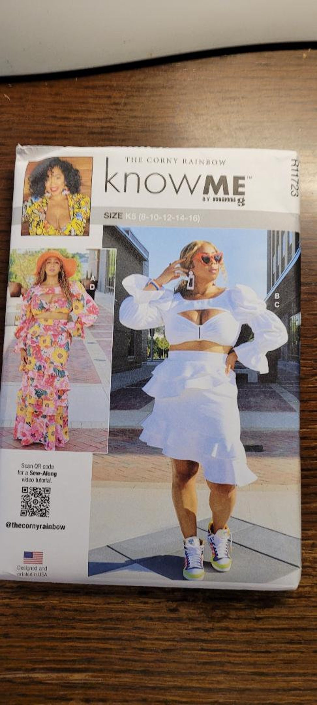 The Corny Rainbow Know Me by Mimi G Sz 8-16 Top and Skirt Pattern ...