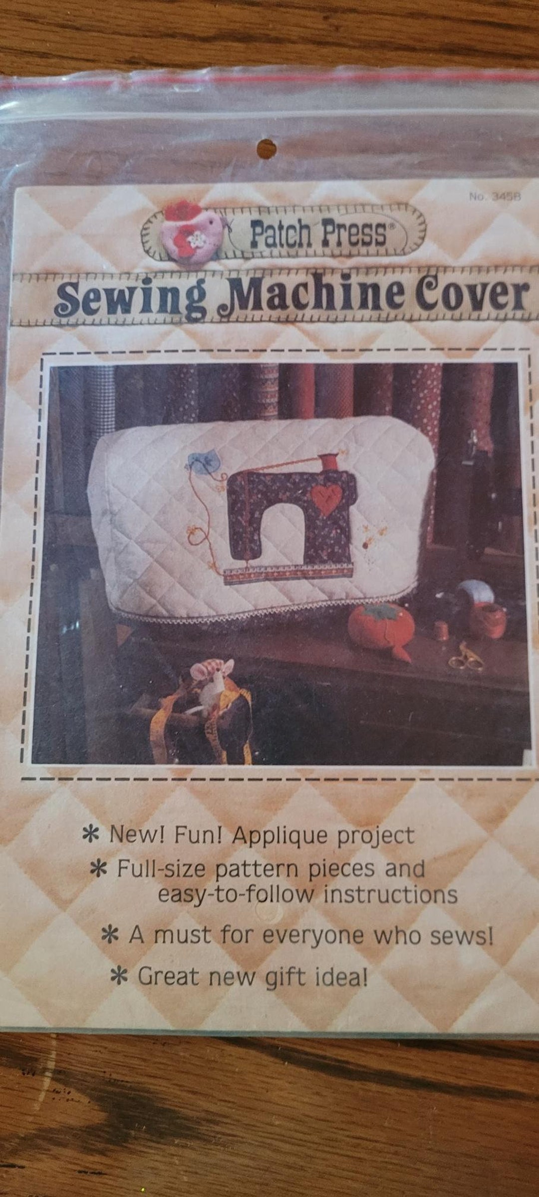 CUT Patch Press Sewing Machine Cover Applique Pattern - Etsy