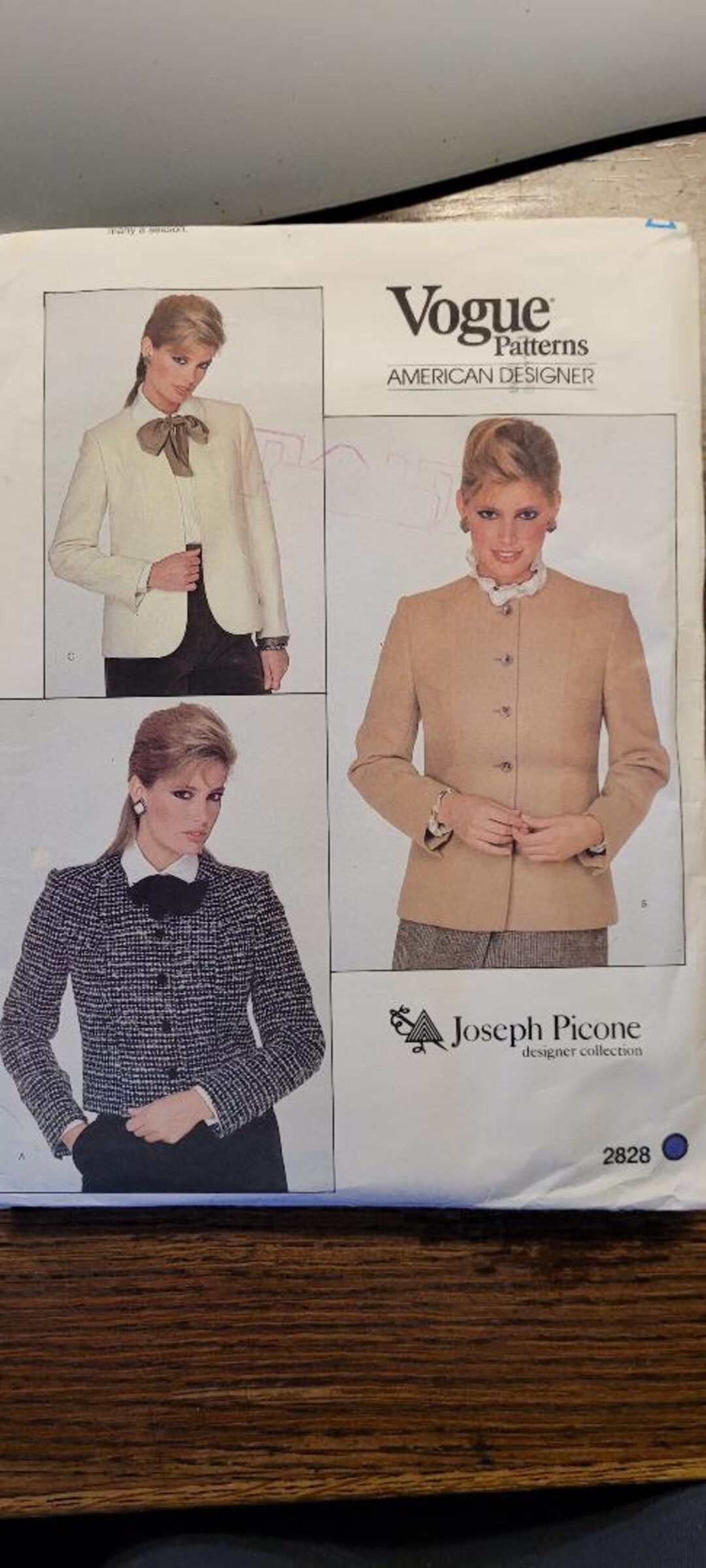 UNCUT Vogue Patterns American Designer Joseph Picone Misses Sz 14 ...