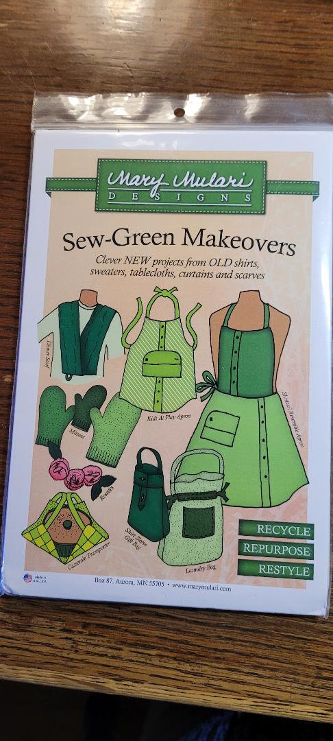 Mary Mulari Designs Sew-green Makeovers New Projects From Old Shirts ...