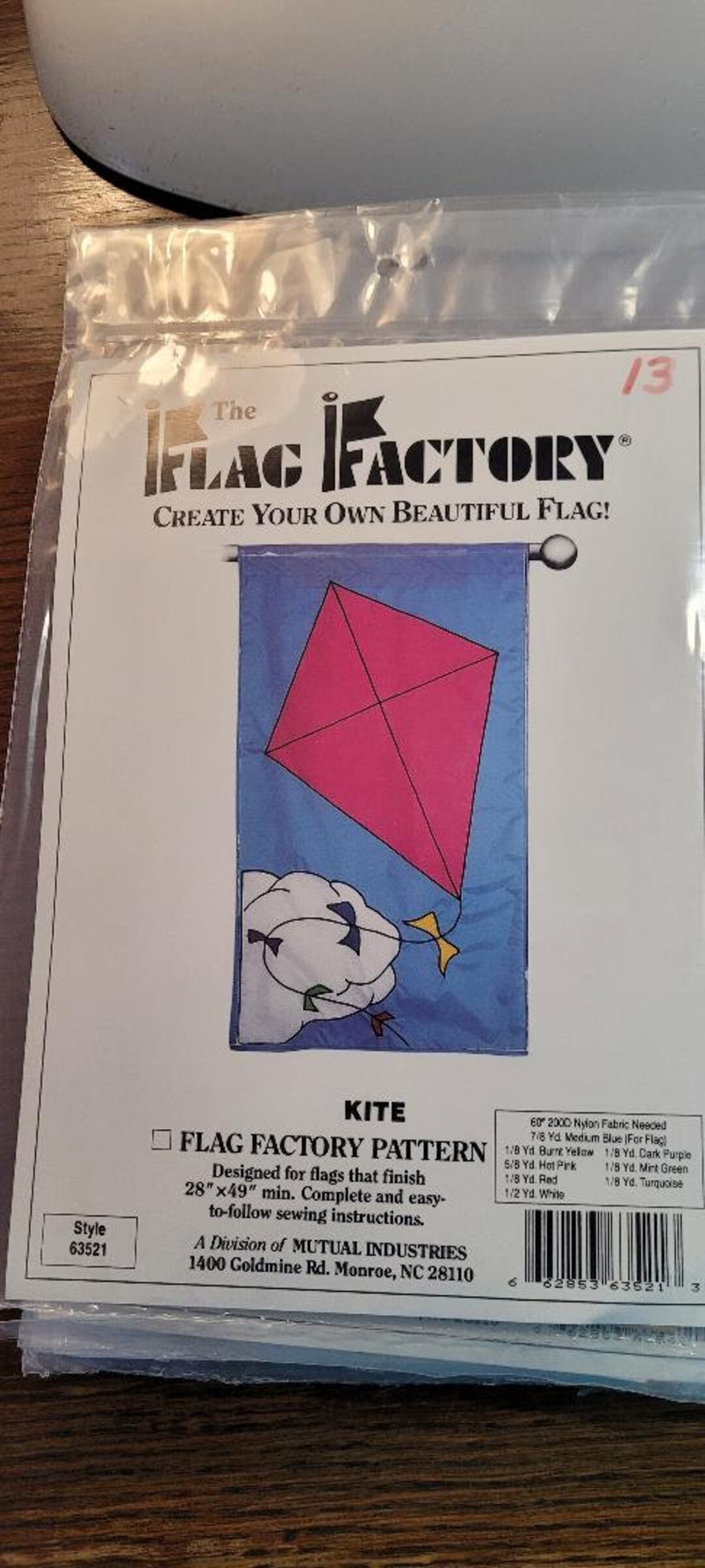 The Flag Factory Create Your Own Beautiful Kite Flag Pattern - Etsy