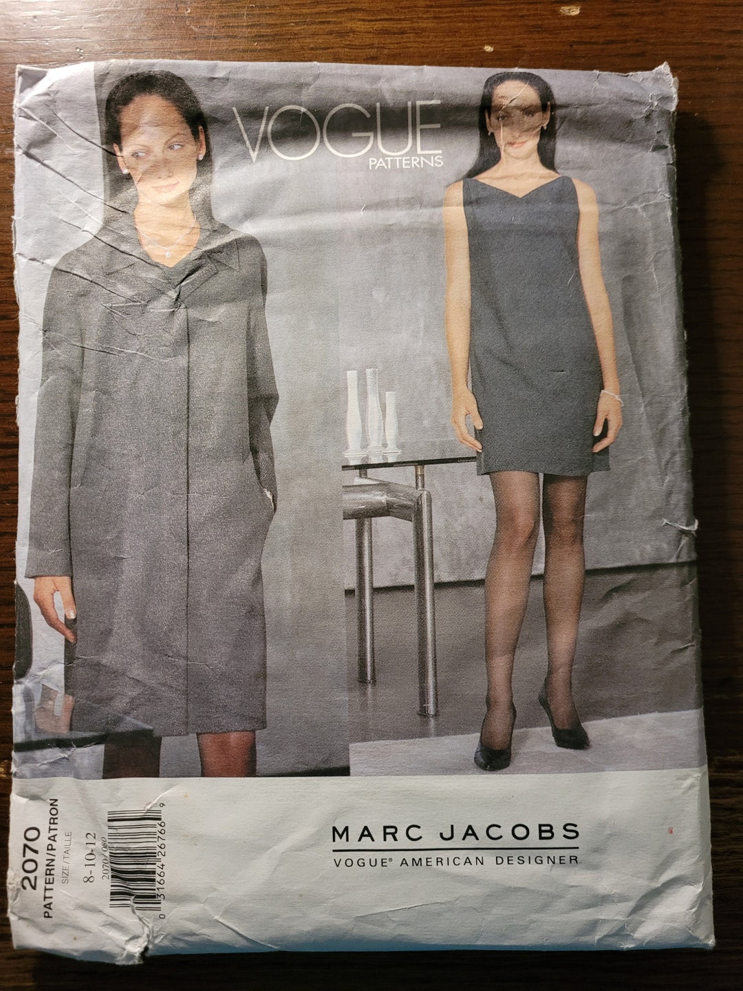 Vintage UNCUT 90's Vogue Patterns American Designer Marc Jacobs Misses ...
