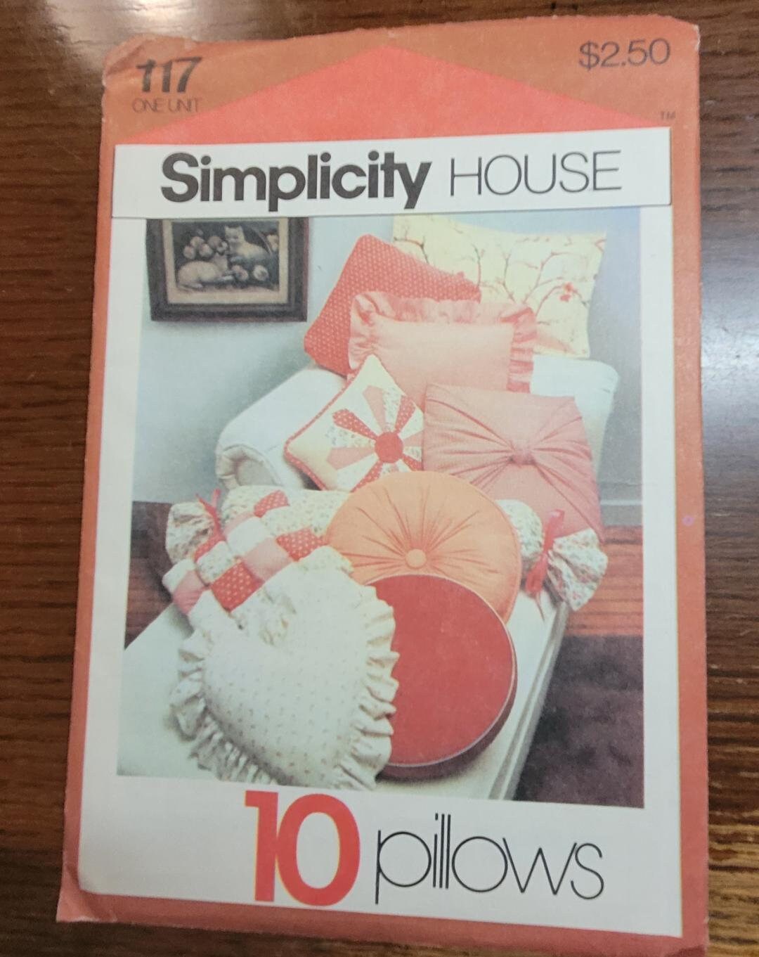 Simplicity House Instruction Cards for 10 Pillows, 117 - Etsy