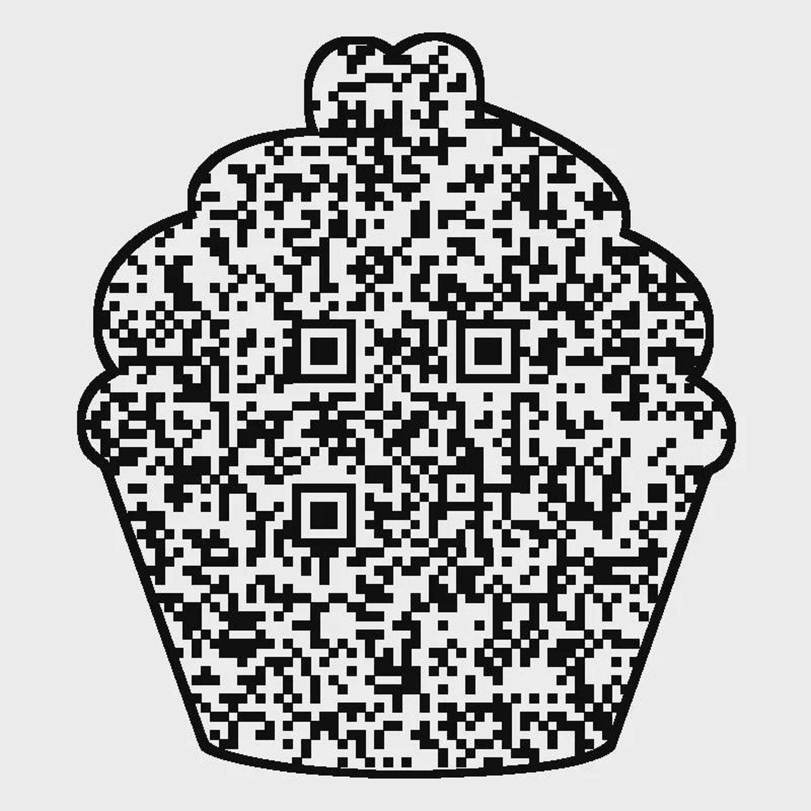 Custom Shaped QR Code: Wedding, Party, Business (digital Download) - Etsy