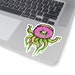 Donut Alien Tentacle Monster Sticker Whimsical Creature With Green ...