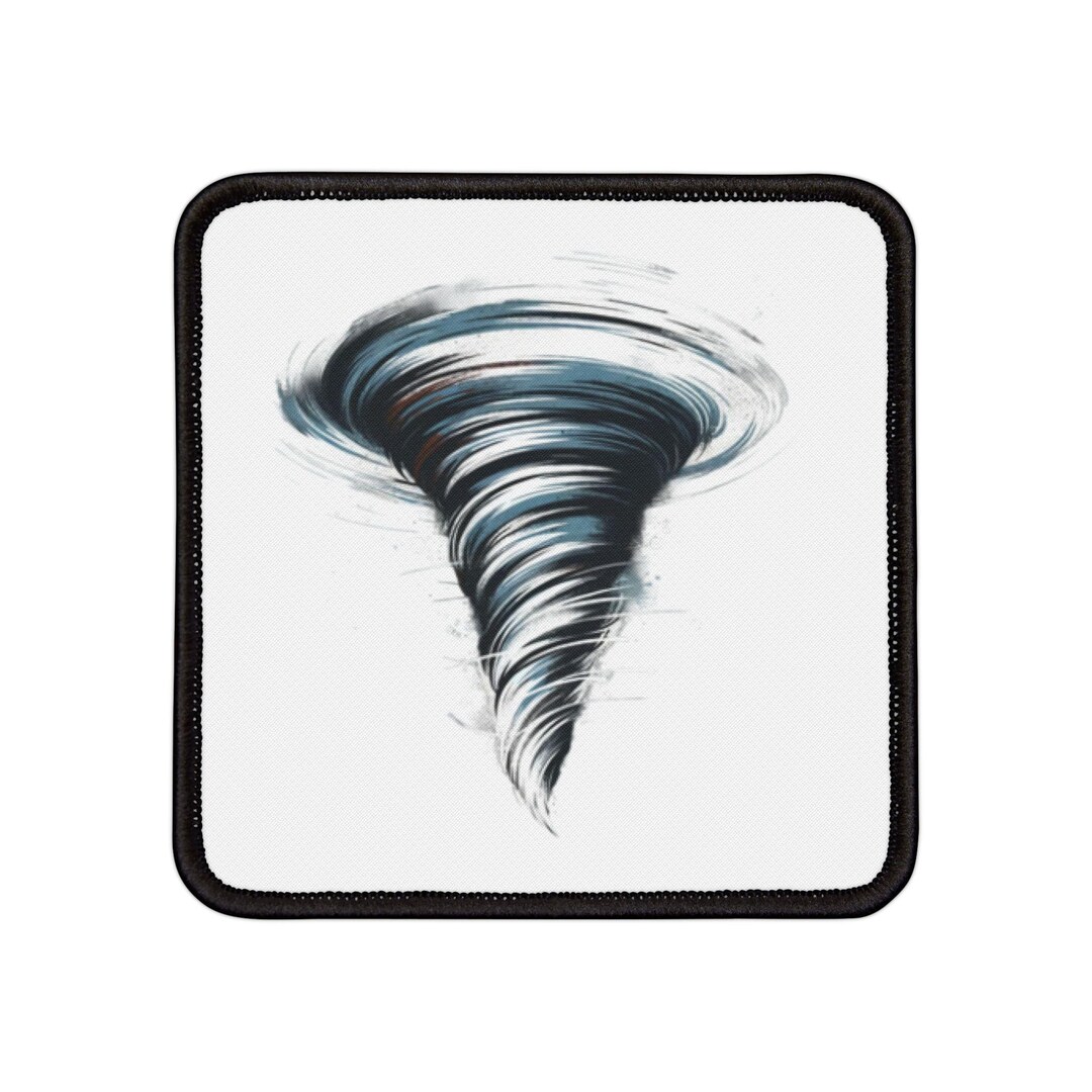 Tornado Patch Iron-on - Stormy Weather Tornado Gift - Weather Gift ...