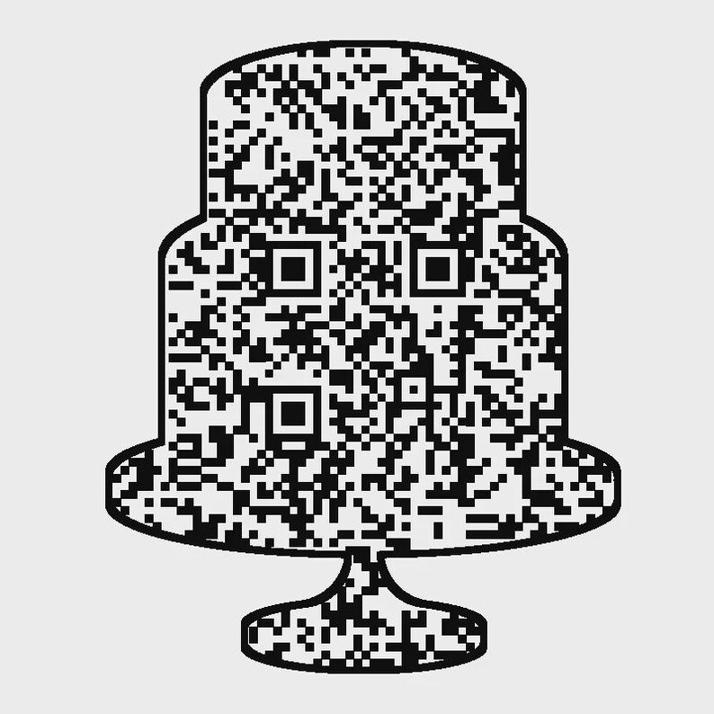 QR Code - Custom Shaped QR Code - Custom QR Code - Custom Shape Qr Code ...