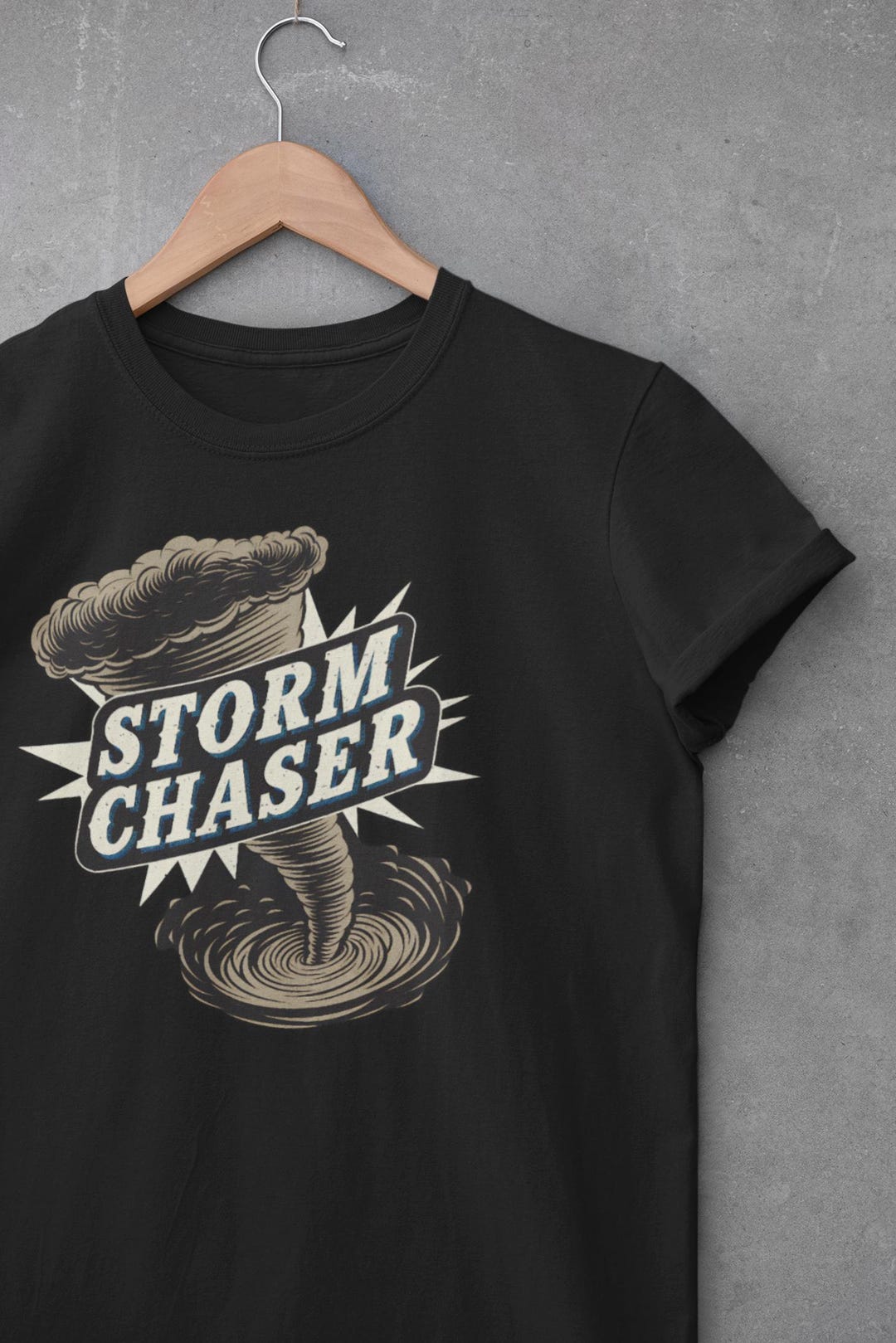 Vintage Storm Chaser Unisex Heavy Cotton Tee, Retro Tornado Weather ...
