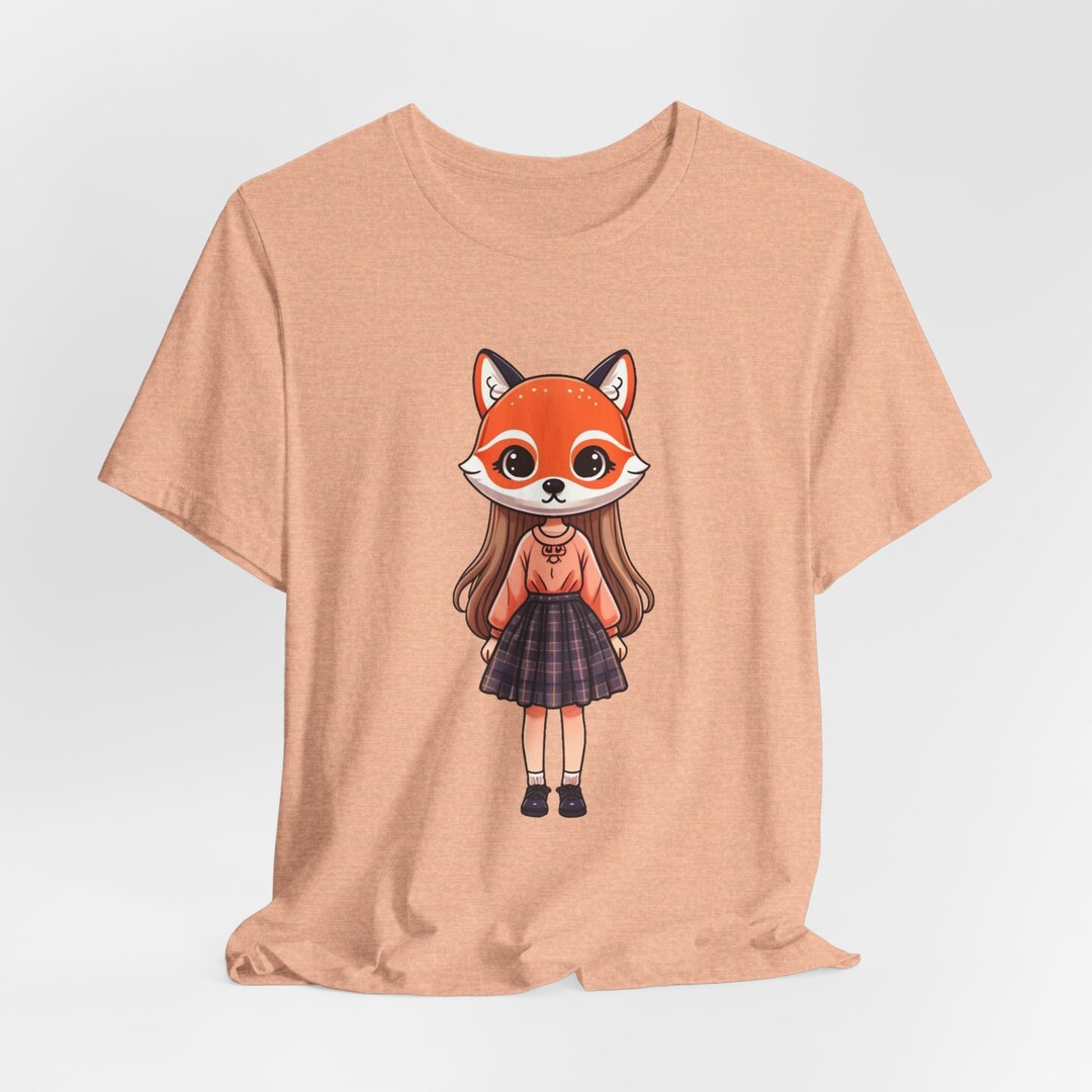 Fox Girl Fashion Therian T-shirt Therian Gear Gift for Therian - Etsy