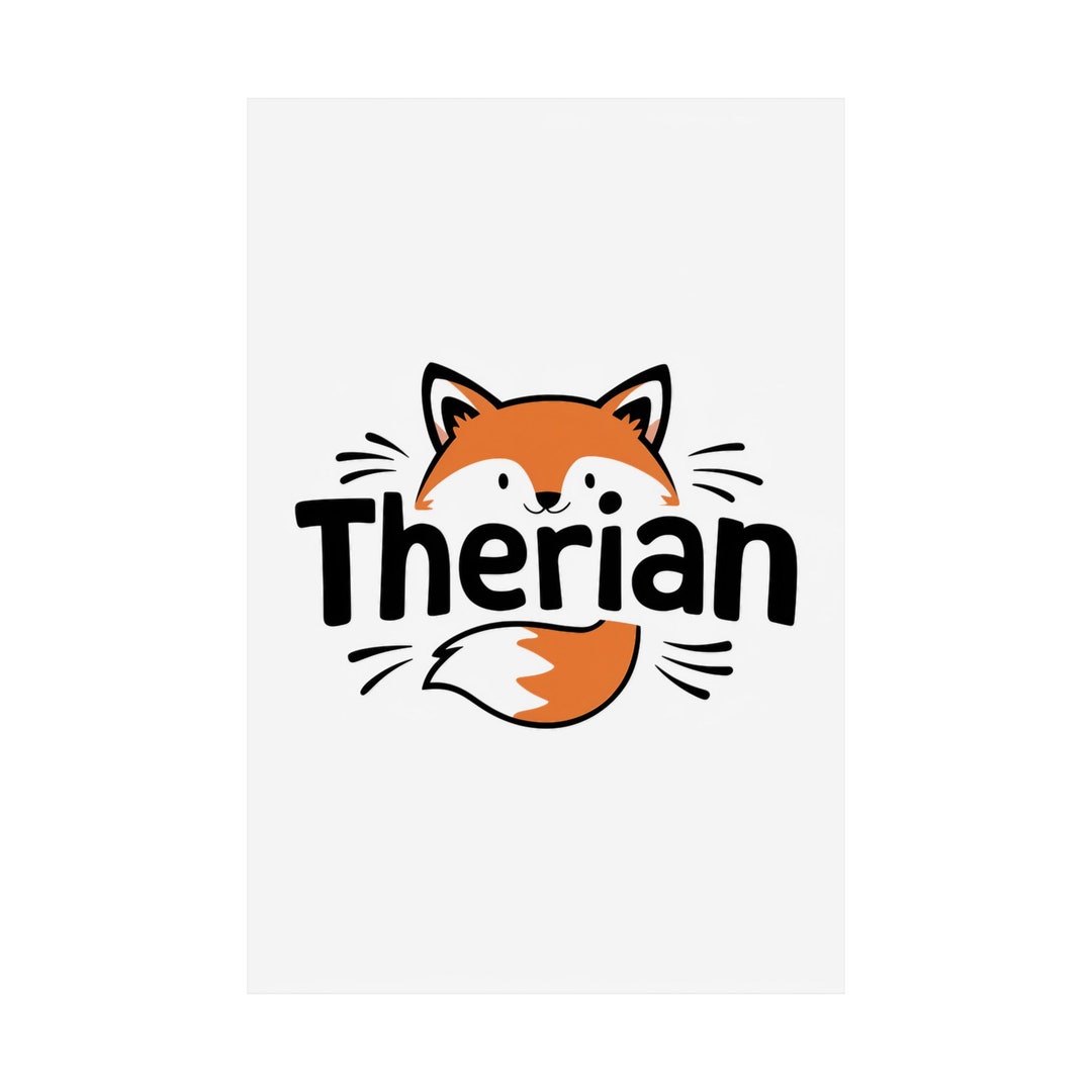 Cute Fox Therian Whimsical Matte Poster - Etsy