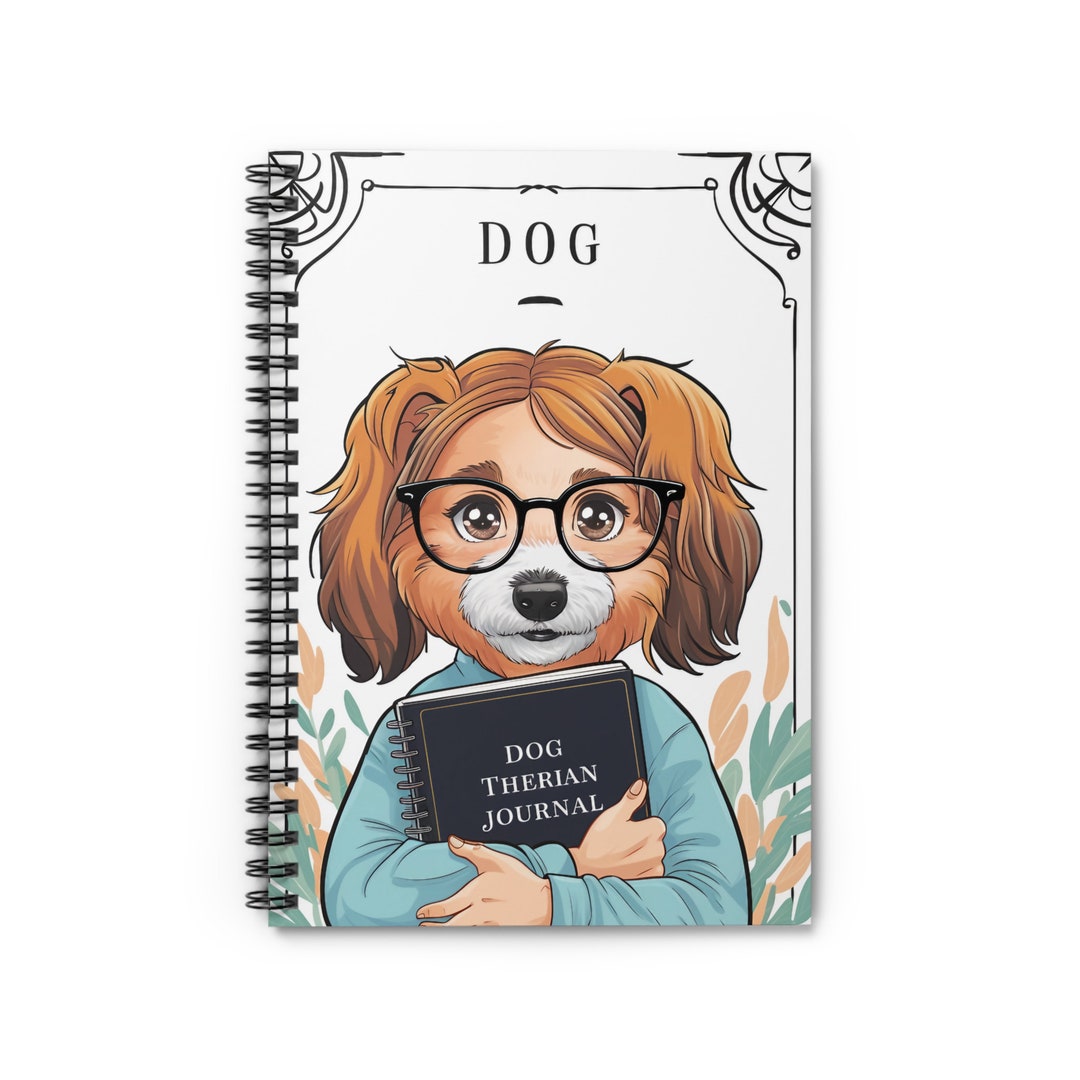 Dog Therian Blank Spiral Notebook Therian Gear Gifts for Therian Dog ...