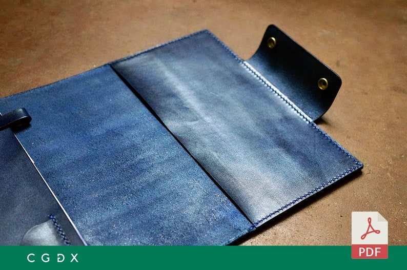 Leather Cover Notebook A5 Pattern PDF/ Printing Size A3 - Etsy