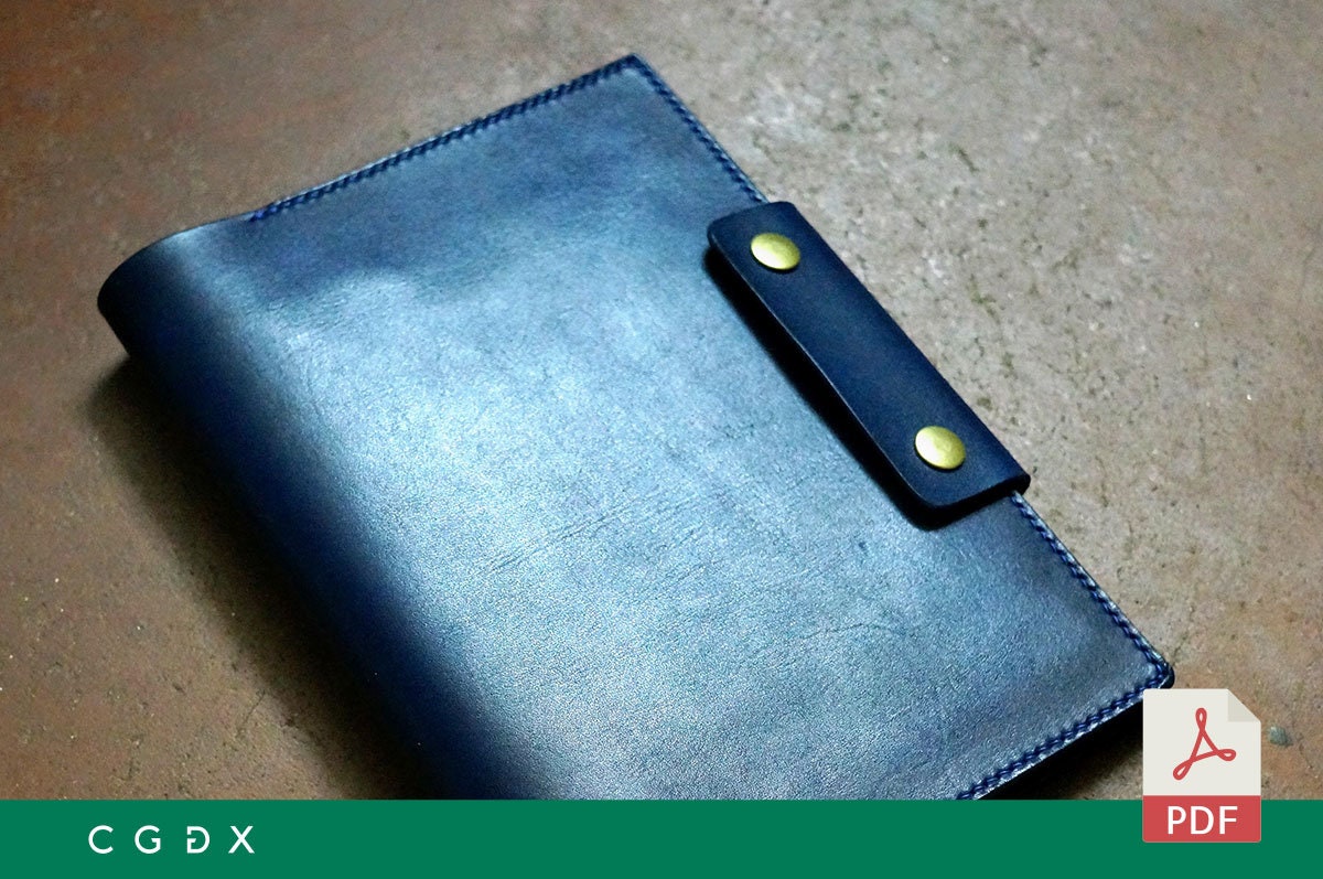 Leather Cover Notebook A5 Pattern PDF/ Printing Size A3 - Etsy