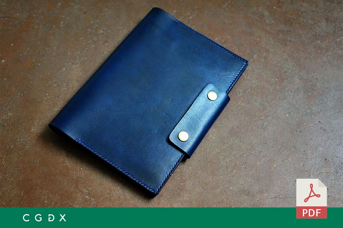 Leather Cover Notebook A5 Pattern PDF/ Printing Size A3 - Etsy