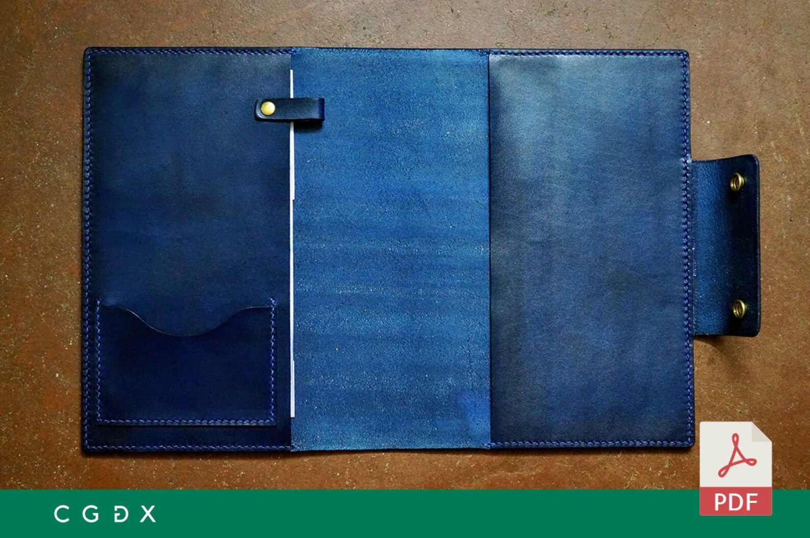 Leather Cover Notebook A5 Pattern PDF/ Printing Size A3 - Etsy