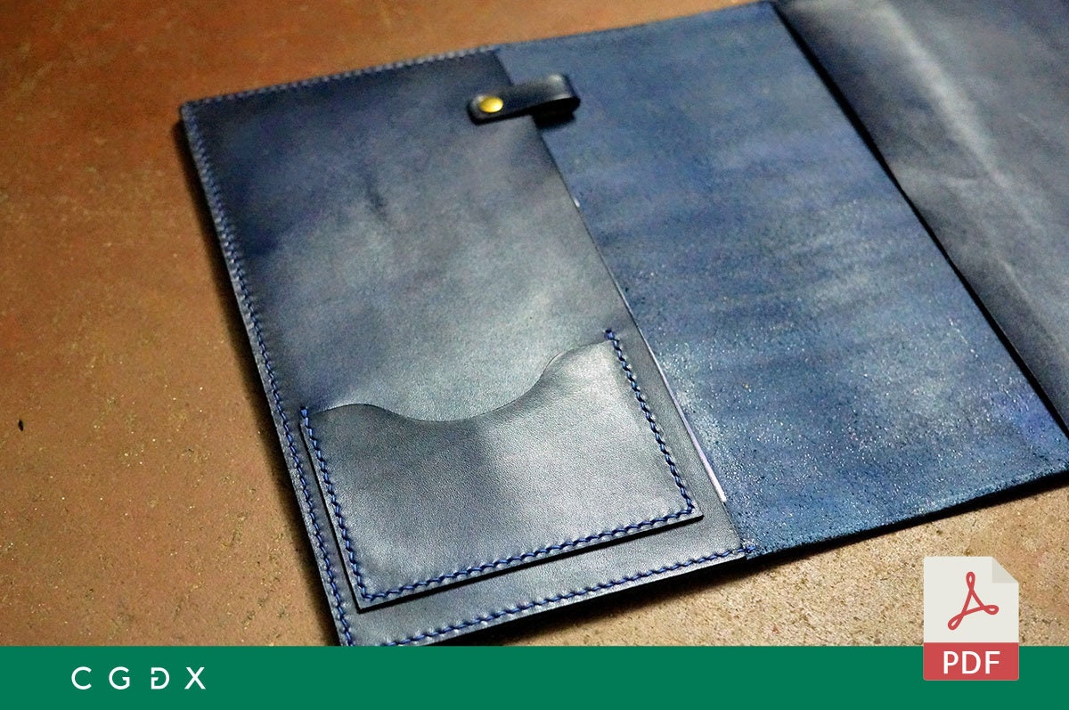 Leather Cover Notebook A5 Pattern PDF/ Printing Size A3 - Etsy