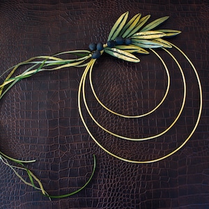 Olive Tree Wreath, Ancient Greek Symbol, Sculpture of Olive Twigs ...