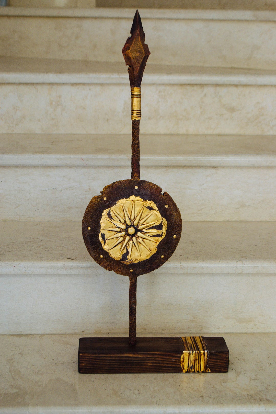 Ancient Greek Shield Ang Spear Symbol of Macedonian Empire - Etsy