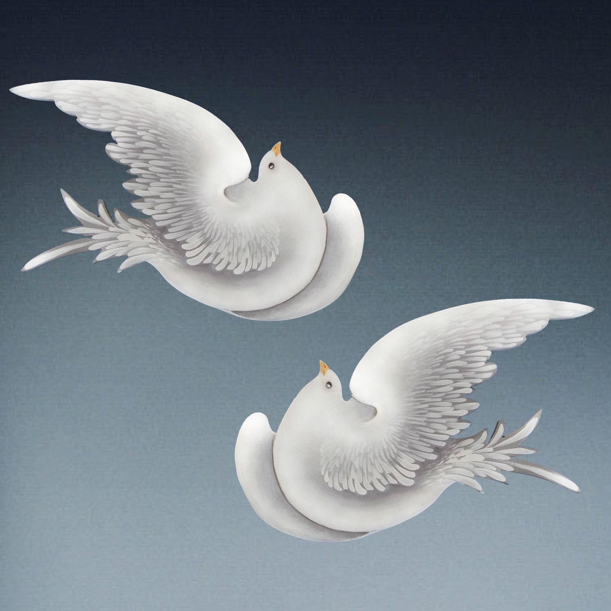 Peace Pigeons Flying