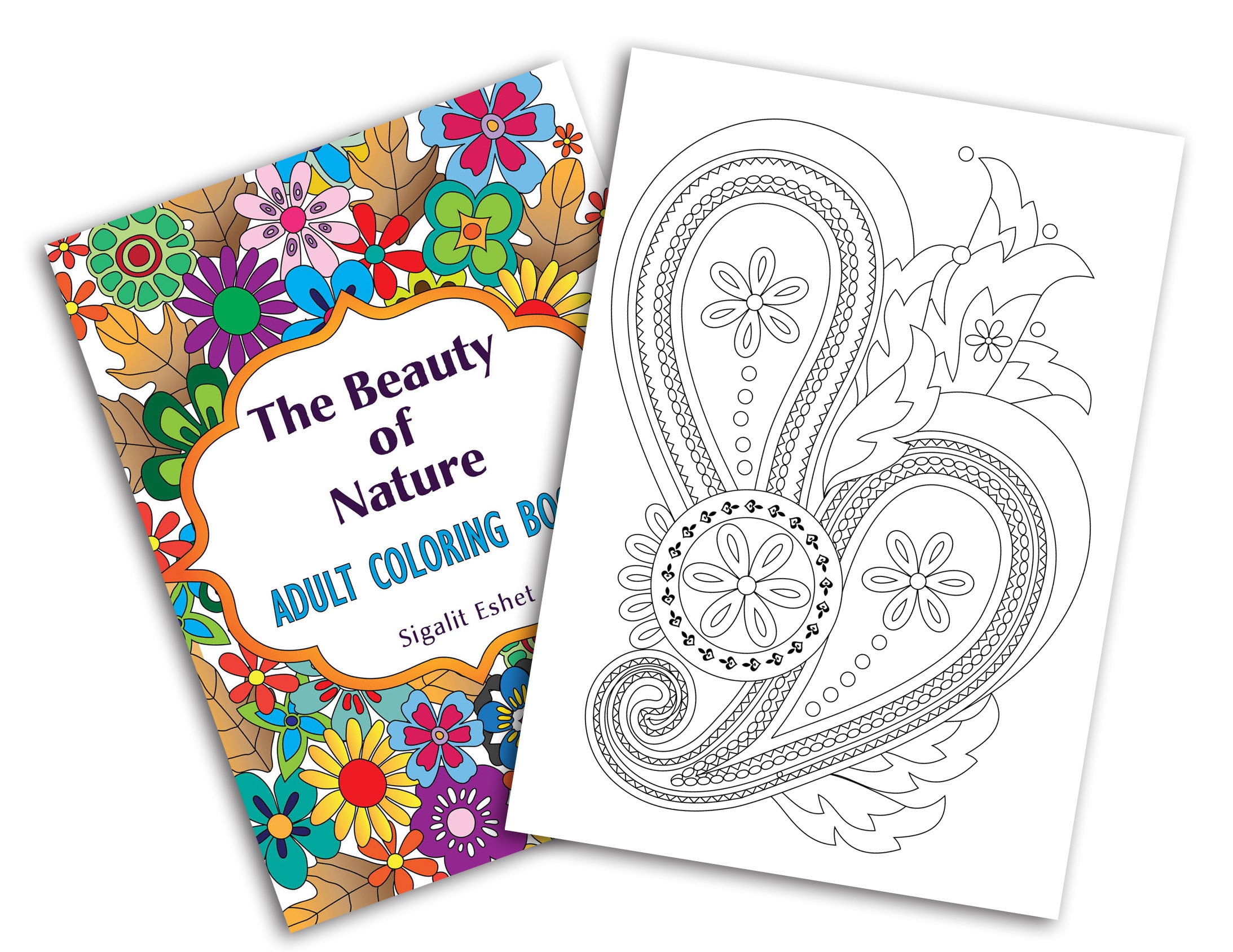 Coloring Book the Beauty of Nature: 26 Beautiful Printable Coloring ...