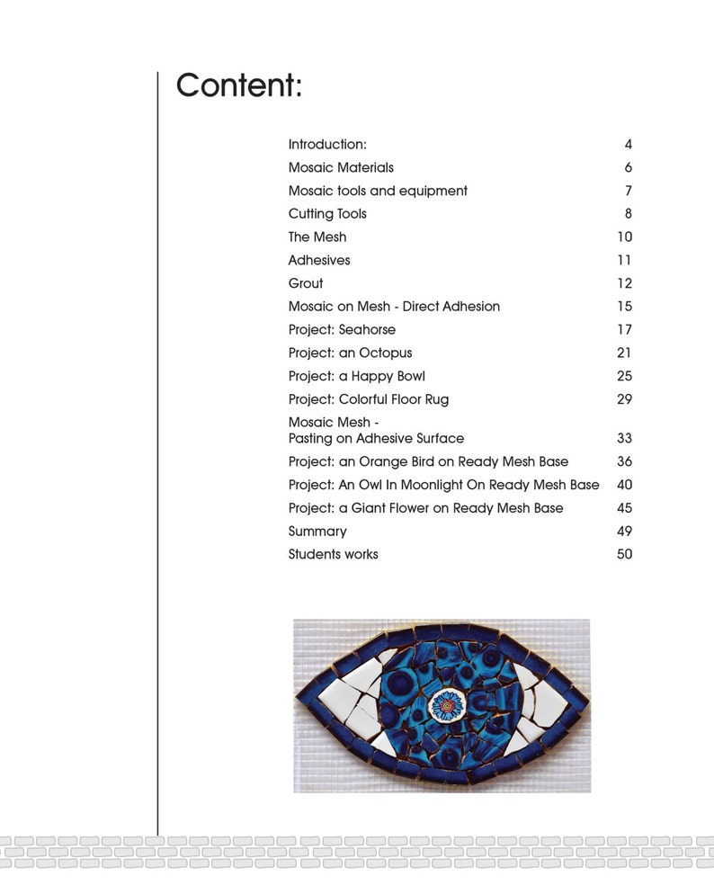 Mosaic Book the Magic Mesh Mosaic Mesh Projects. Mosaic Technique for ...