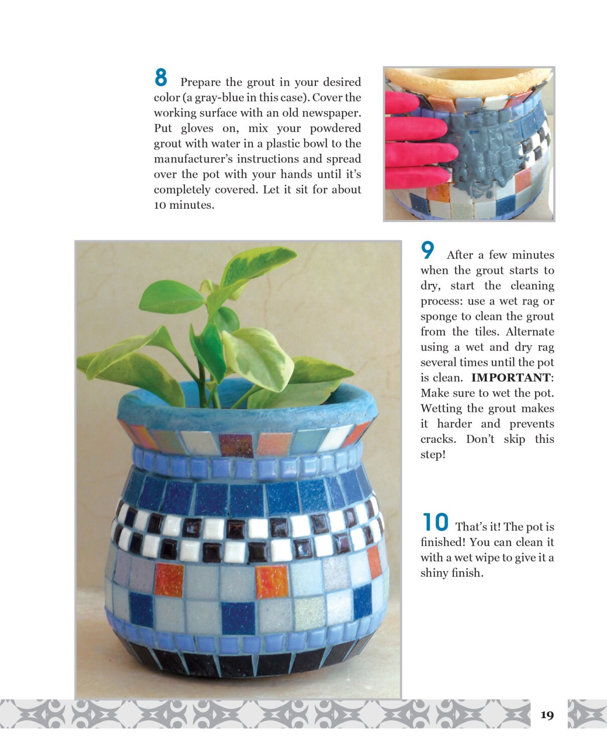Mosaic Book "mosaics for the Home and Garden: Creative Guide, Original ...