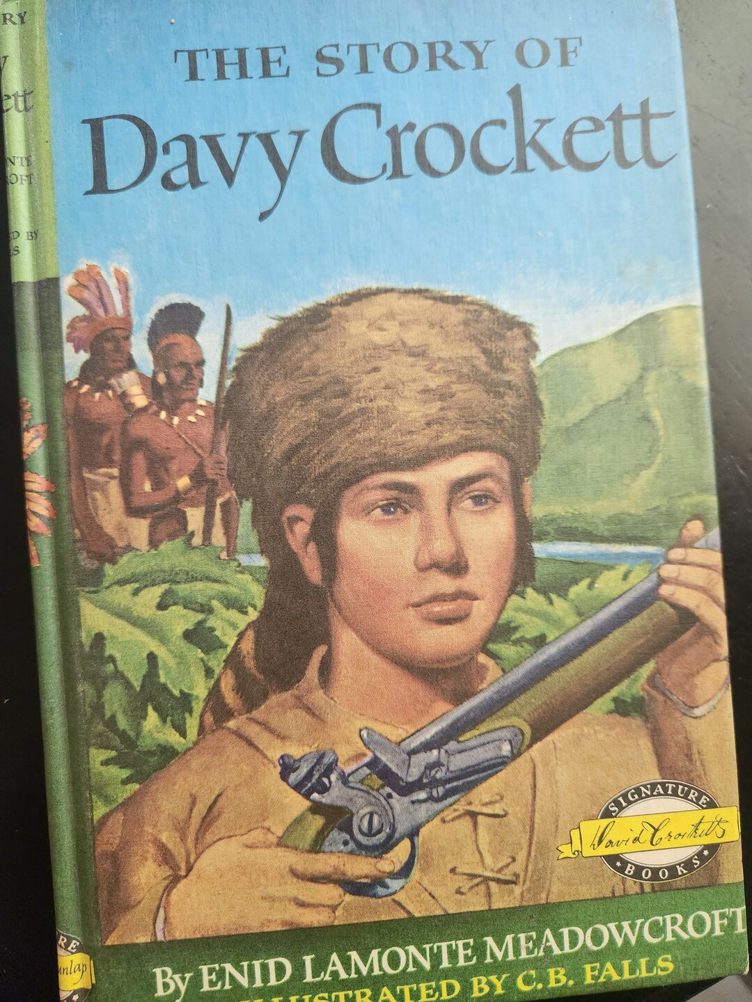 The Story of Davy Crockett 1952 Vintage Hardcover Signature - Etsy
