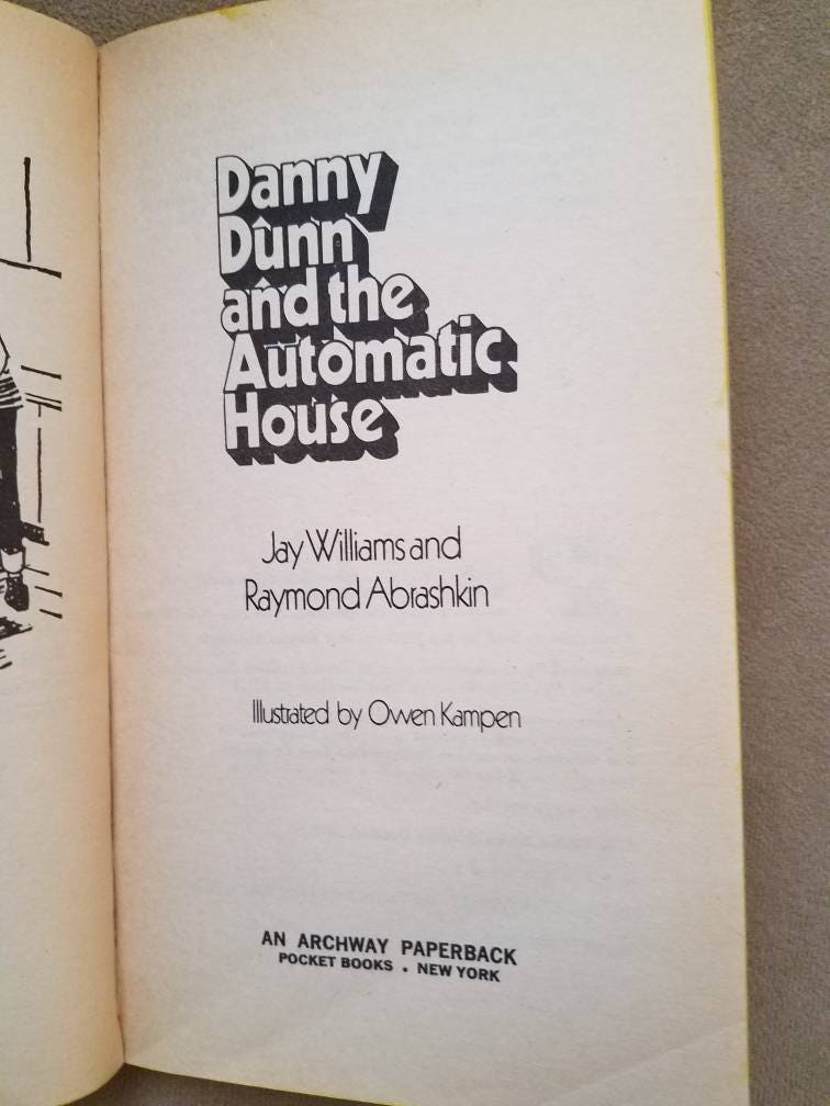 Danny Dunn and the Automatic House Paperback 1970s - Etsy Singapore