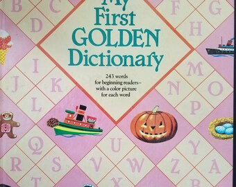 Golden Dictionary - Etsy
