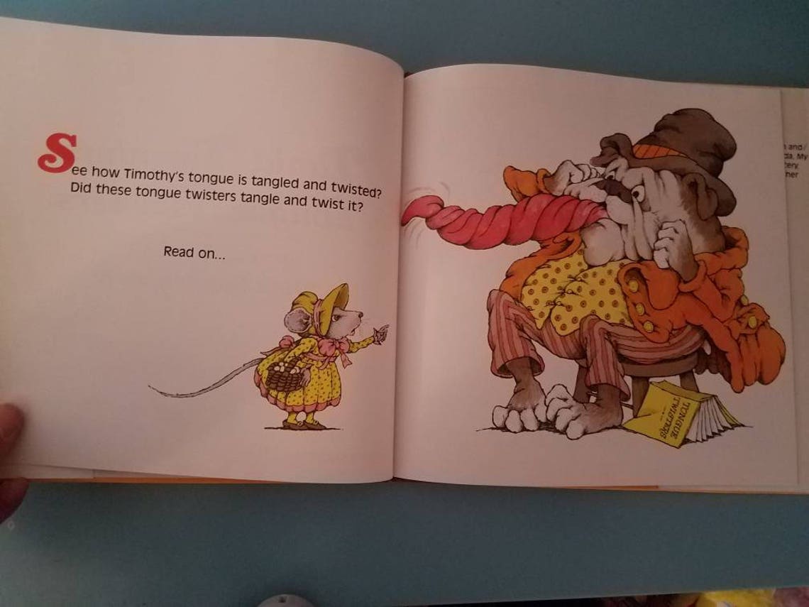 Timid Timothy's Tongue Twisters by Dick Gackenbach 1986 | Etsy