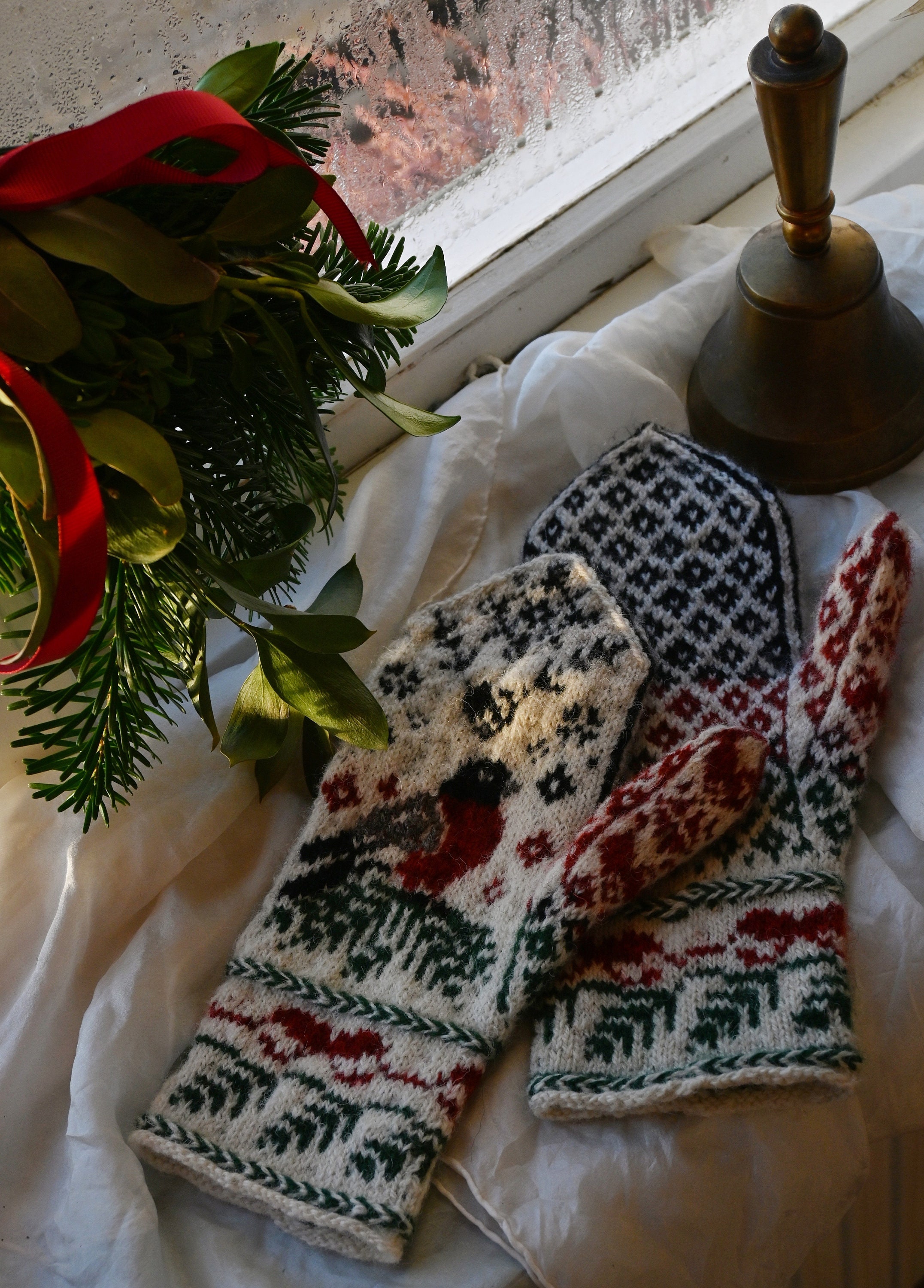 Winterbirds Mittens, Pdf Printable Pattern, Digital Pdf Pattern - Etsy