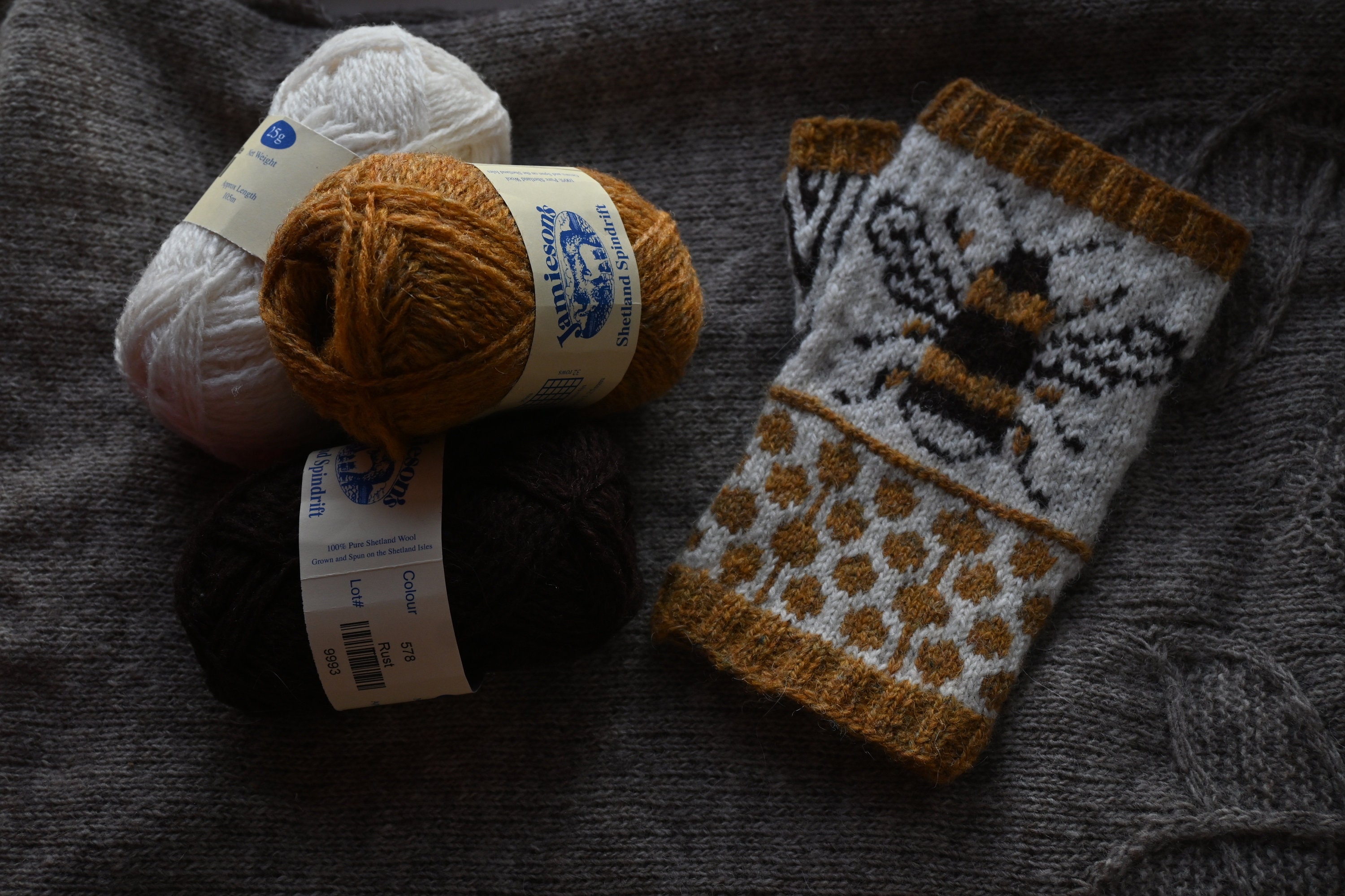 Honeybee Mitts Digital Knitting/strick/stick | Etsy