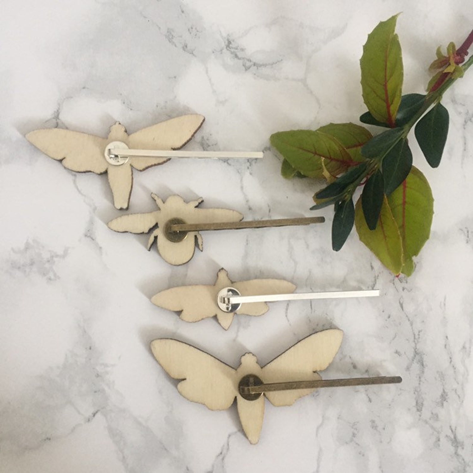 Small Cute Little Insect Hair Grips Different Insects | Etsy