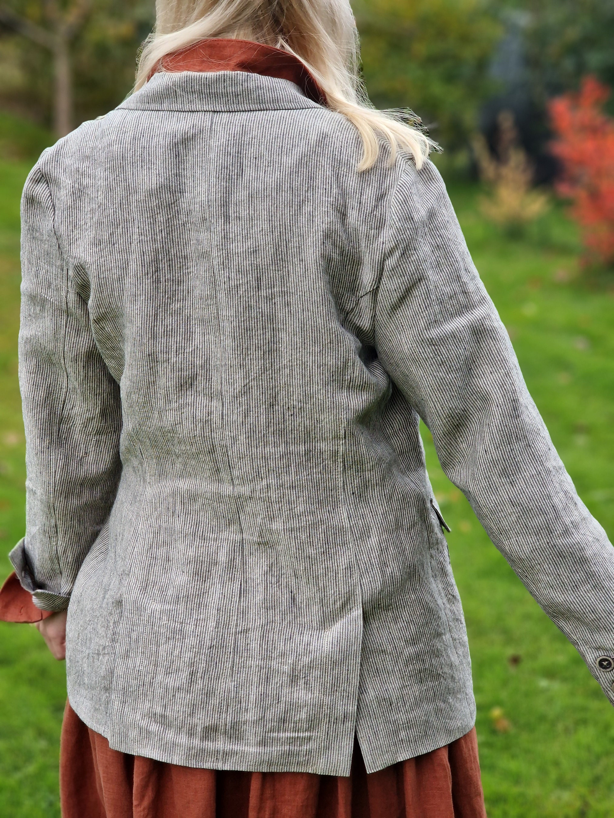 Women Oversized Linen Jacket INDRA Plus Size Loose Linen - Etsy