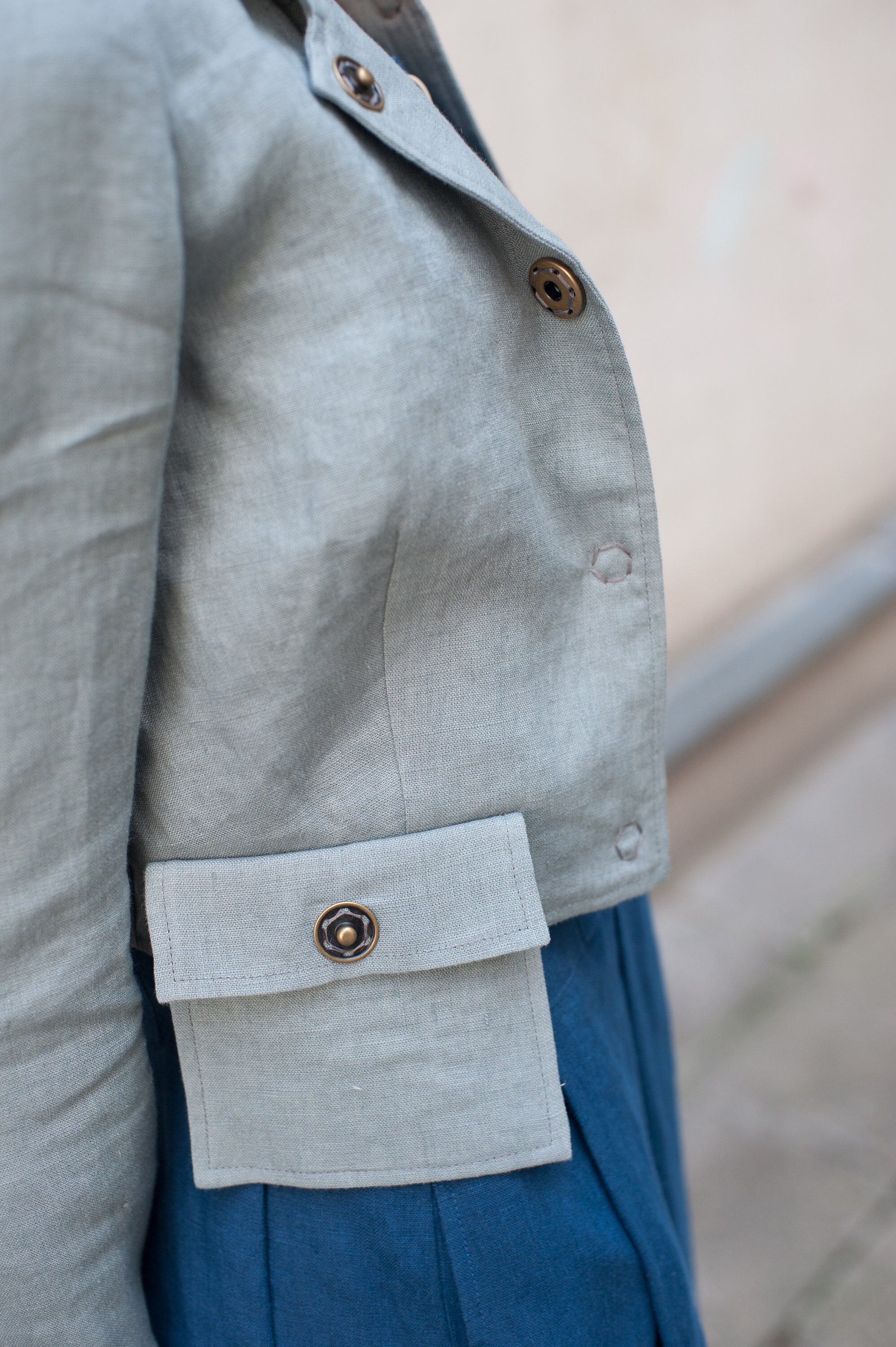 Linen jacket for women MADE TO MEASURE linen clothes | Etsy